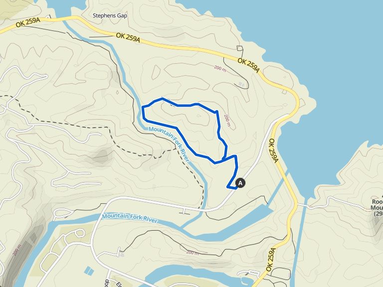 Friends Trail loop — Beavers Bend State Park | hike | Komoot