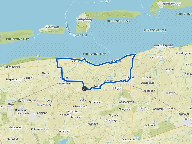 Plattes Land (Rundtour Esens/Bensersiel/Dornumersiel/Dornum ...