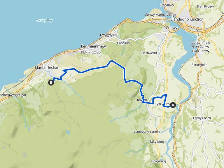 North Wales Pilgrims Way - Day 7 - From Ty'n y Groes to Llanfairfechan ...