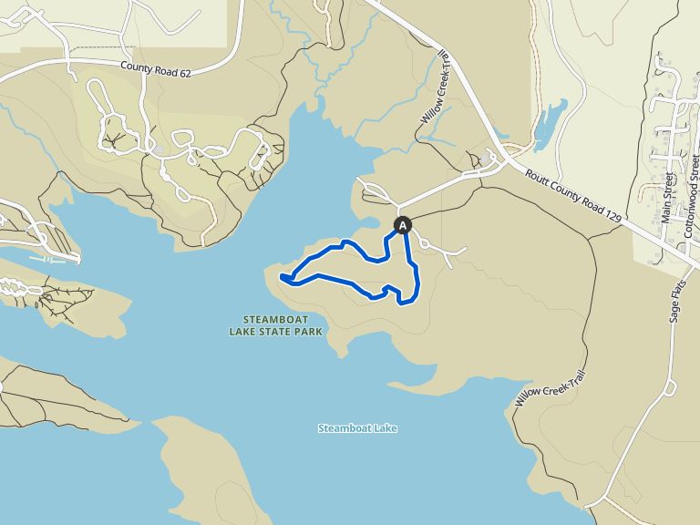 Tombstone Nature Trail Loop in Steamboat Lake State Park — Elkhead ...