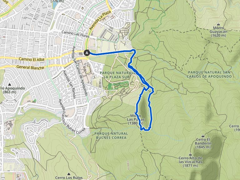 Subida al Morro Las Papas — circular por el Parque Natural San Carlos ...