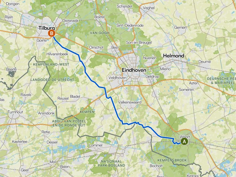 From Brussels to Copenhagen V1 - Day 4 - From Weert to Tilburg | ride ...