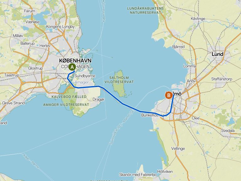 Transfer Kopenhagen - Malmö | ride | Komoot