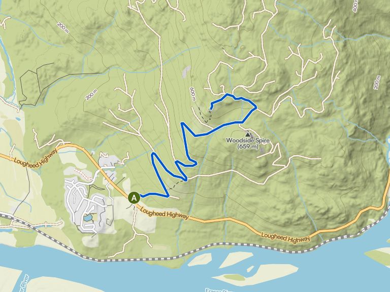 Mount Woodside Hang Gliding Launch — Harrison Mills | Wanderung | Komoot
