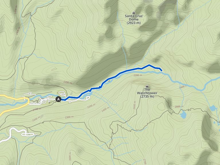 Tokopah Falls — Sequoia National Park | hike | Komoot
