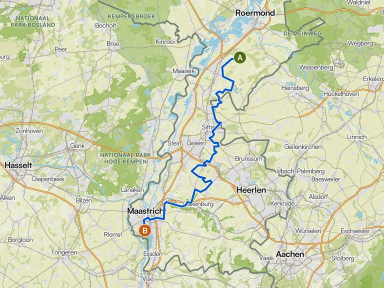Dag 8: Van Montfort naar Kanne – Het Fietserpad | fietstocht | Komoot