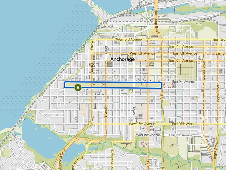 Loop de Delaney Park Strip — Anchorage, Alaska | corrida | komoot