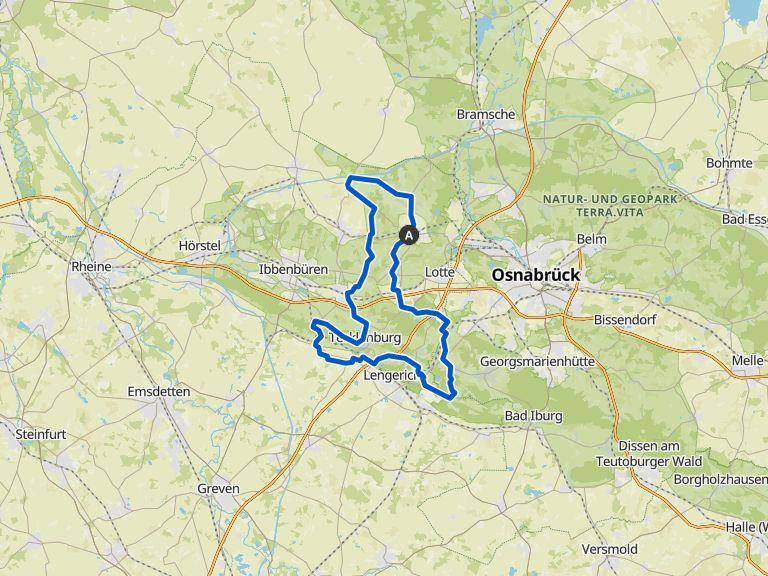 49497 THC Westerkappeln 76km Permanente RTF Rund um Westerkappeln ...