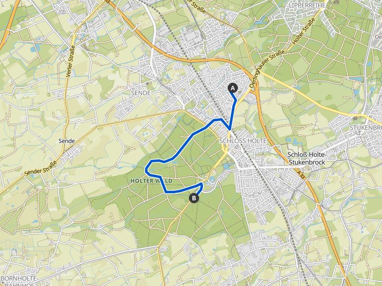 Von Finkenweg 7A, 33758, Schloß Holte-Stukenbrock nach 33659 Bielefeld ...