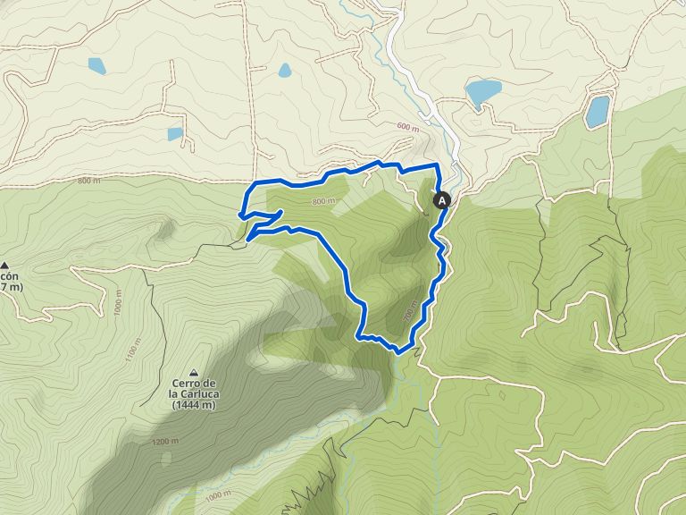 Naissance de la rivière Cuadros - circuit de trail running dans le parc ...