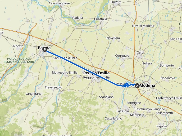 16: Modena – Parma | Fahrradtour | Komoot
