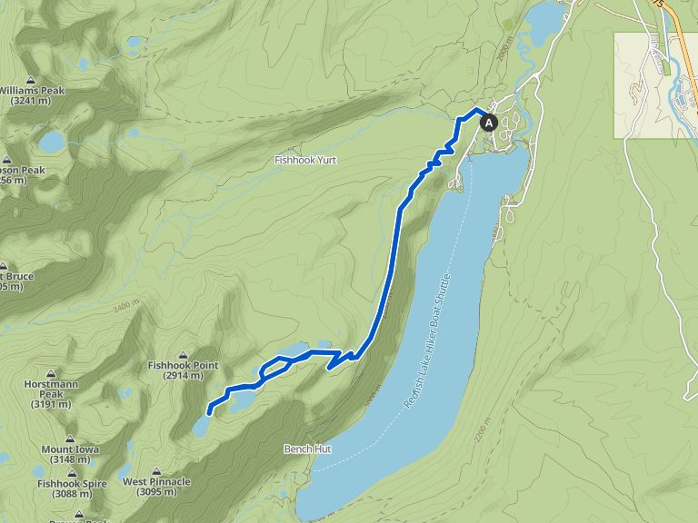 Bench Lakes — Redfish Lake Trailhead — Sawtooth Wilderness Area | hike ...