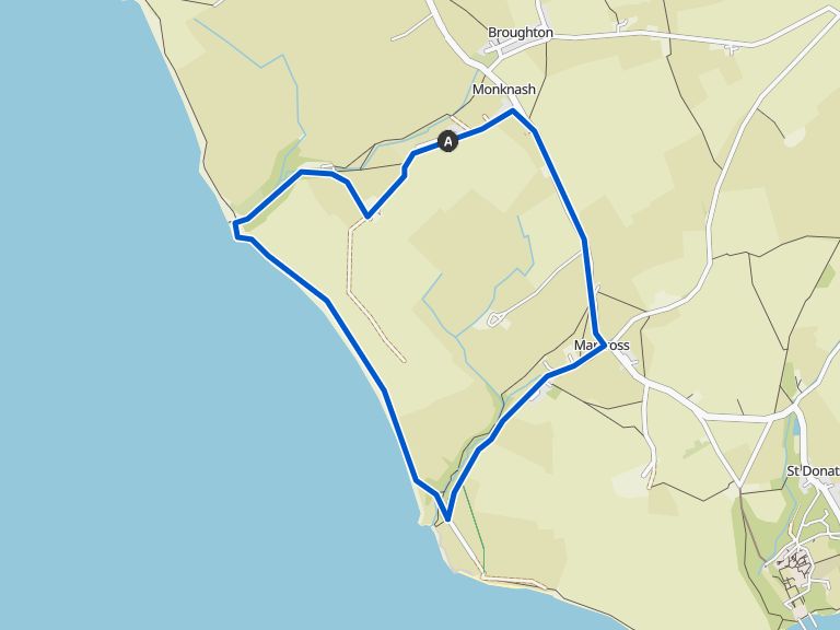 Monknash Beach loop from Monknash | hike | Komoot