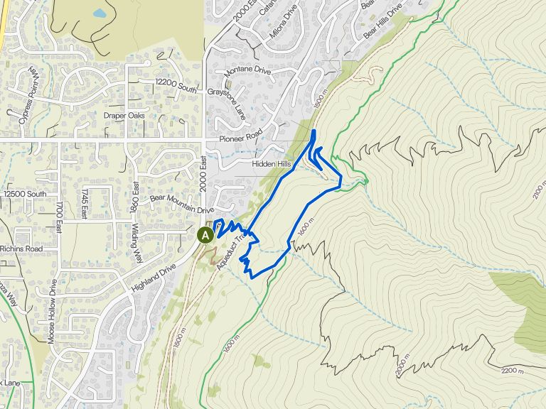 Bear Canyon Suspension Bridge loop via Orson Smith & Bonneville ...