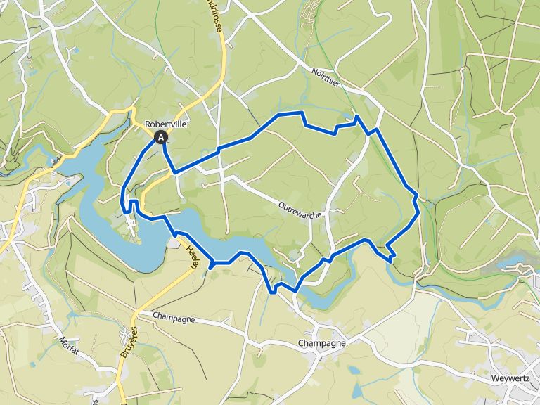 Tour 17: 'Lakes and springs of the Quareux' Robertville – hiking in ...