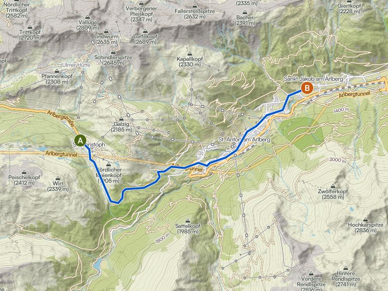 St.Christoph-St.Jakob | Mountainbike-Tour | Komoot