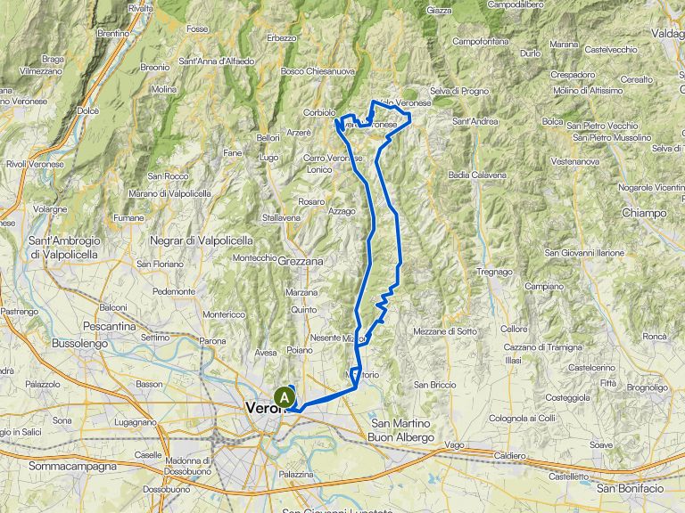 Verona - Velo Veronese - Verona | Rennrad-Tour | Komoot