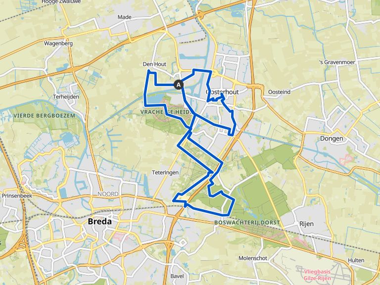 Rond Oosterhout | Rennrad-Tour | Komoot