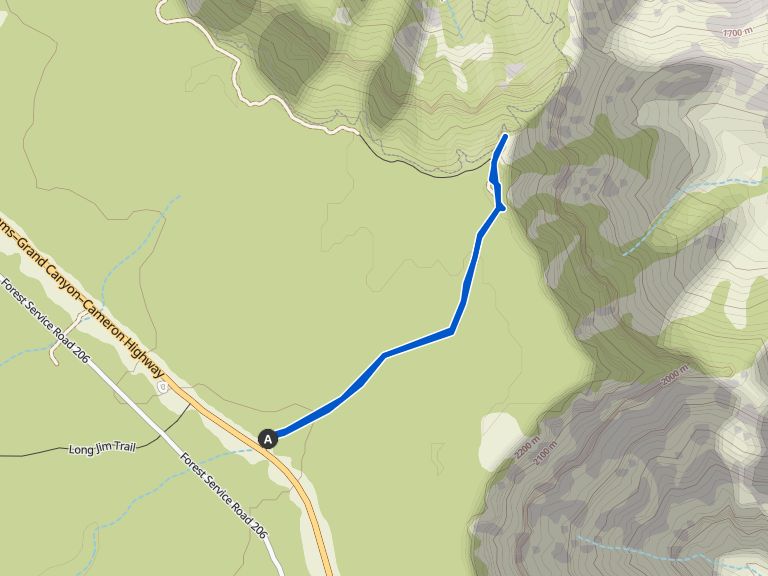 Grand Canyon NP South Rim: Shoshone Point Afternoon Hike | Wanderung ...