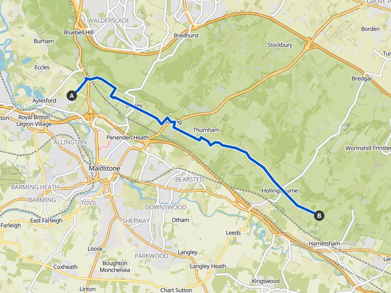 Pilgrim Ways to Canterbury - Day 12 - From Aylesford to Harrietsham ...