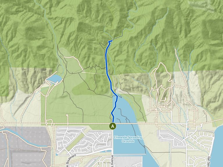 Etiwanda Falls – San Bernardino National Forest | wandeling | Komoot