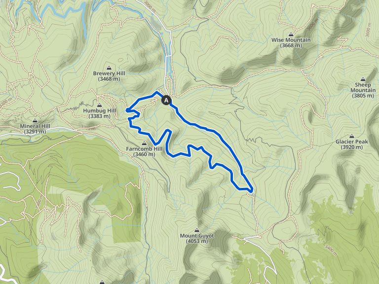 Il Grande Sentiero Flume via Parkville Road anello — White River ...