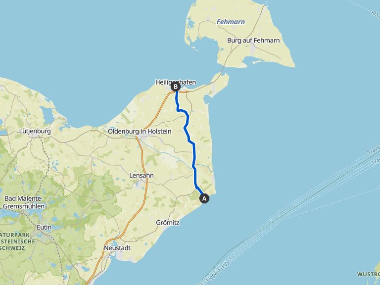 Von Kellenhusen (Ostsee) nach Heiligenhafen | Fahrradtour | Komoot