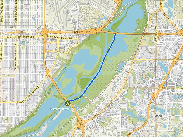 Mendota Trail — Fort Snelling State Park | escursione | komoot