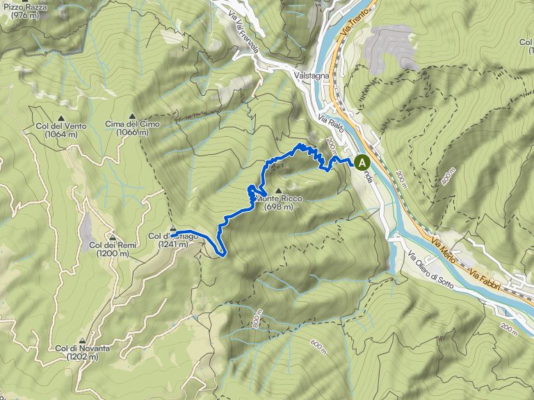 Karst plateau trail to Col d'Astiago water cistern (via Trail 775 ...