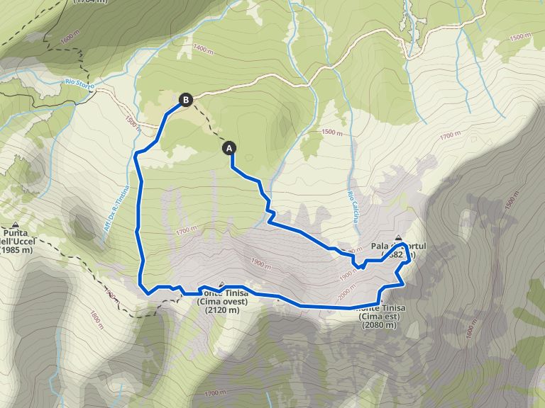 Ferrata Monte Tinisa | Wanderung | Komoot