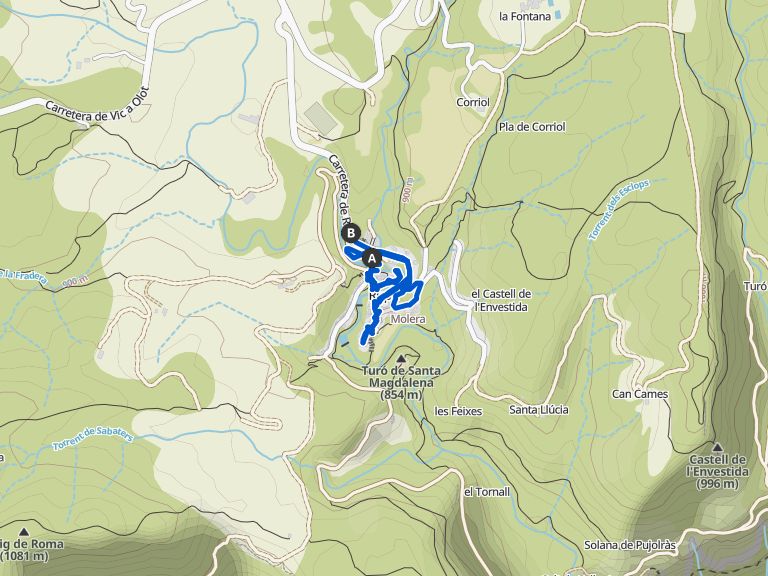 Rupit i Pruit (Osona) 🧒🏼 ️👧🏻🎄⛰⛄️⛲️🌫 | randonnée pédestre | Komoot