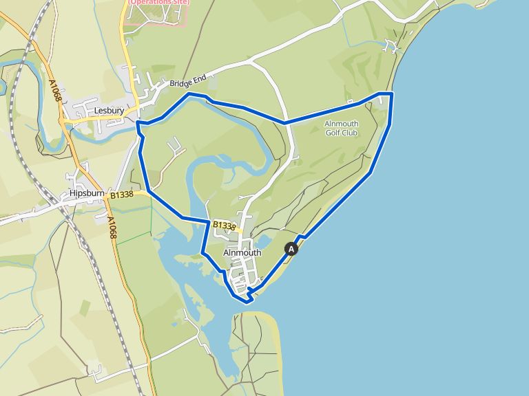 Alnmouth Coast and River Aln loop — Northumberland Coast AONB | hike ...