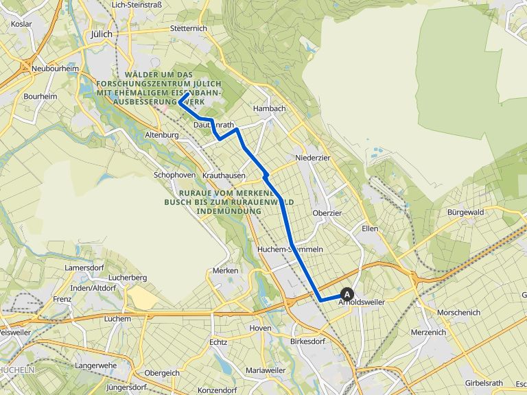 Zum FZJ und zurück | Fahrradtour | Komoot