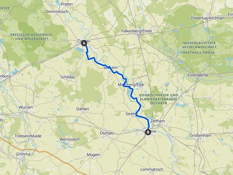 Elbe-Radweg: Von Torgau nach Riesa | Fahrradtour | Komoot