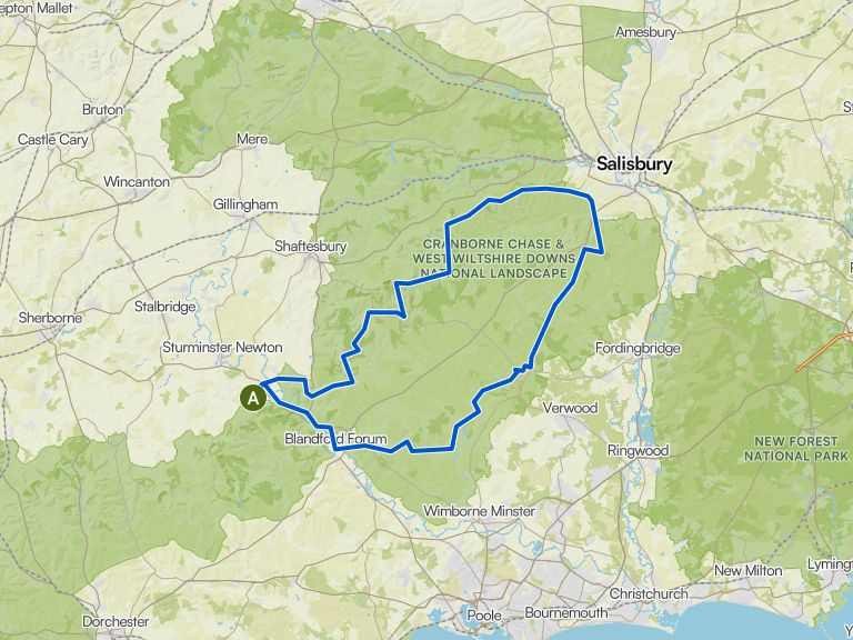 Potential Cranbourne Chase (Rat Run day ride) copy | gravel ride | Komoot