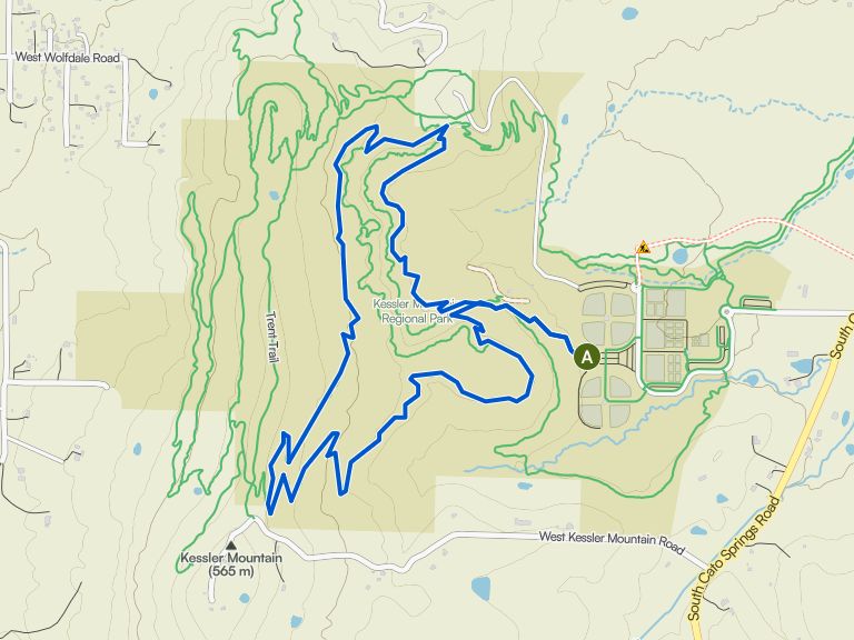 Mount Kessler & Crazy Mary Trail loop — Kessler Mountain Regional Park ...