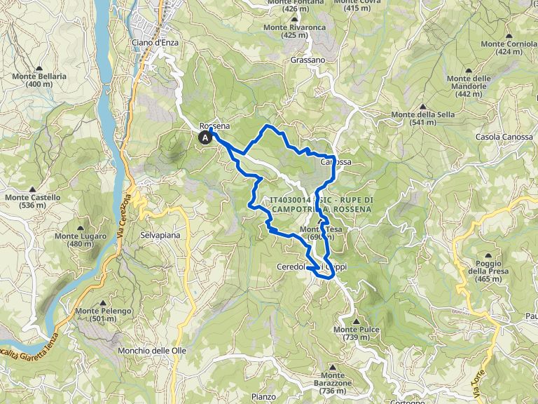 Tour en boucle entre les châteaux de Rossena et Canossa | randonnée ...