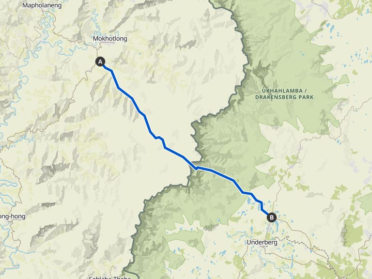 Sani Pass road | bike Tour | Komoot