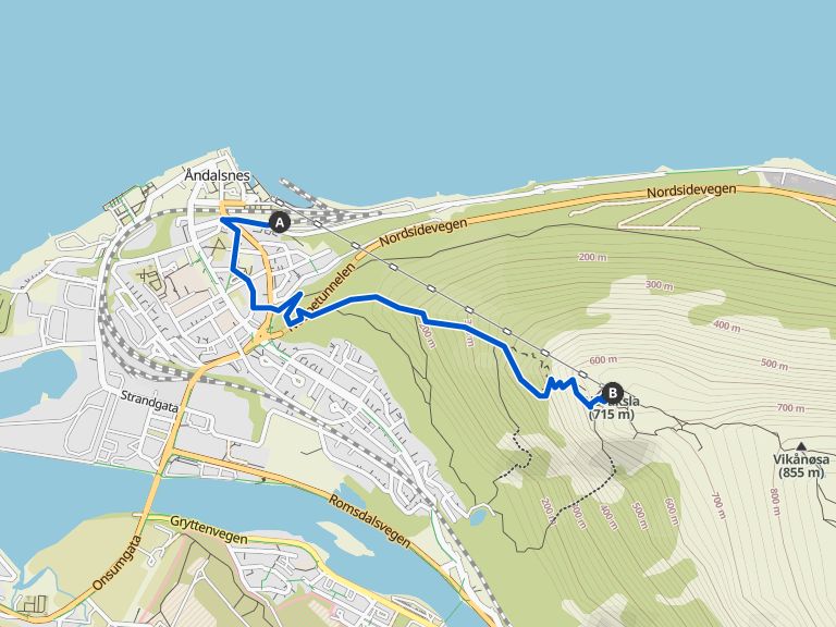 Hike and gondola ride in Åndalsnes | hike | Komoot