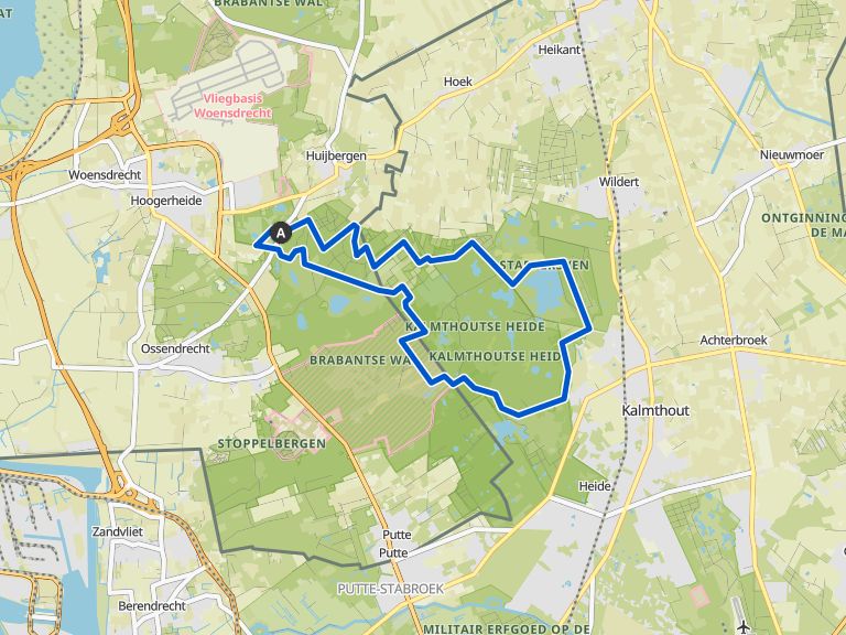 Wandelroute 'Ree' – Nationaal Park Grenspark Kalmthoutse Heide ...