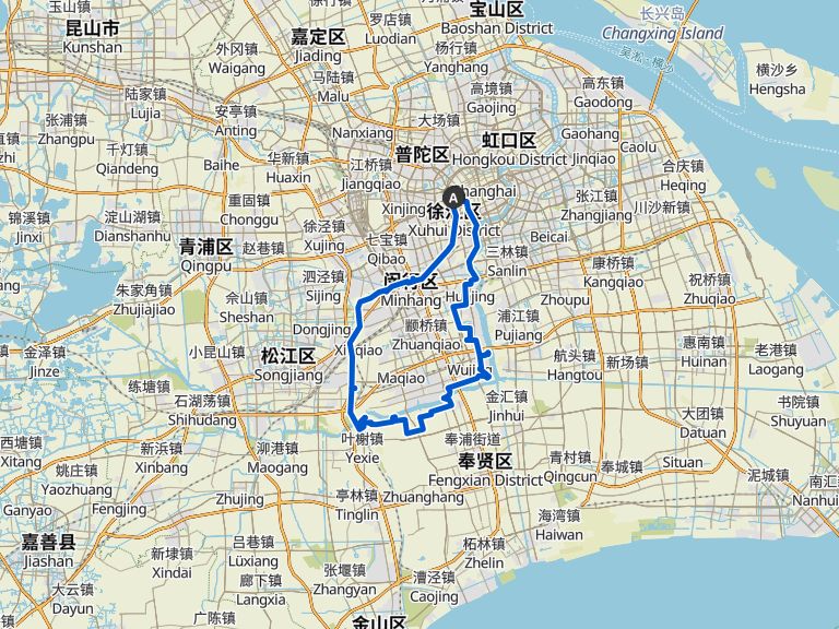 🇨🇳 Shanghai: Bridge and Ferry Ride | Rennrad-Tour | Komoot