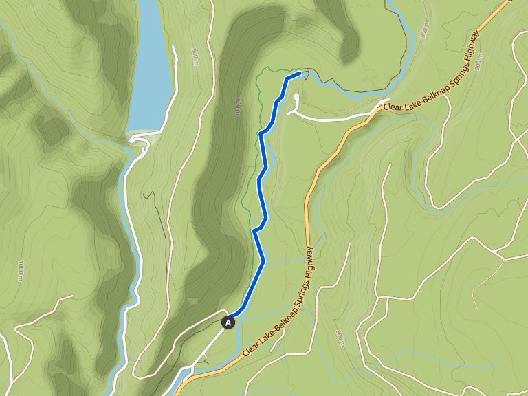 McKenzie River National Recreation Trail to Tamolitch Blue Pool ...