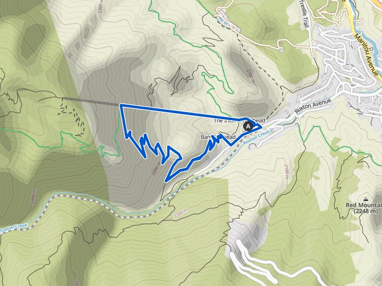 Manitou Incline para Etapa 1800 & Bar Trail loop — Manitou Springs ...