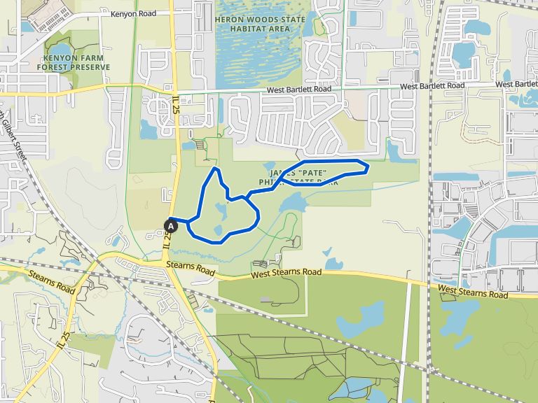 Boucle du parc d'État de James Pate Philip via le sentier Bluestern ...