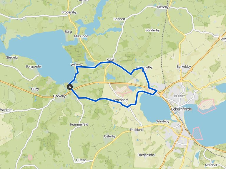 Gammelby: Da Grosse Breite a Eckernförde - escursione lungo il fiordo ...