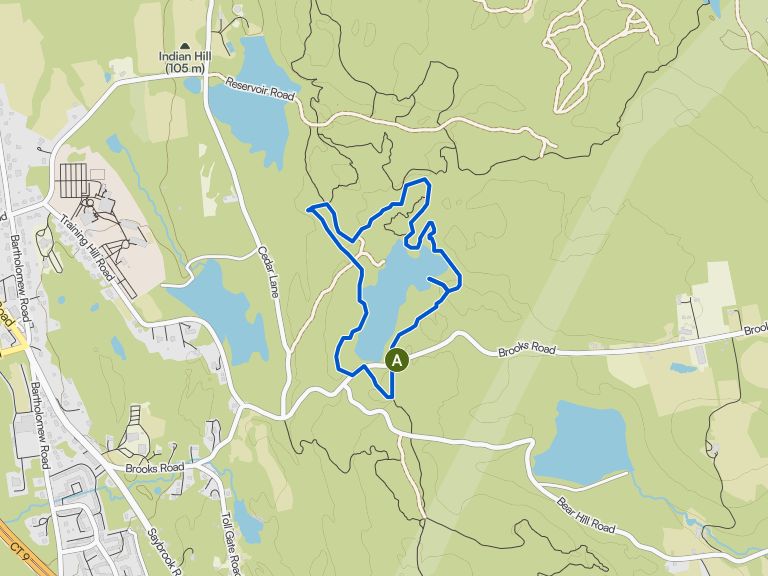 Reservoir Loop Trail — Cockaponset State Forest Reservoir Loop Tour ...