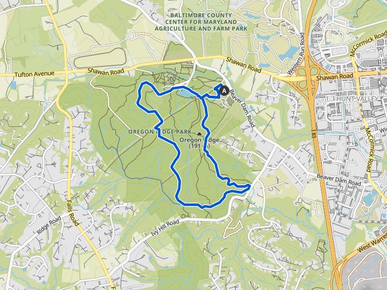 Bucle del Oregon Ridge Nature Center - Shawan | Caminata | Komoot