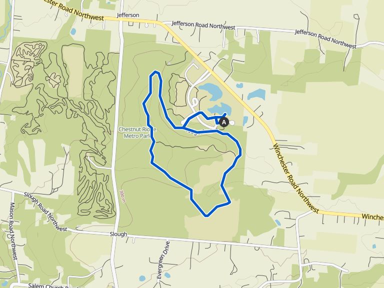 Loop do Chestnut Ridge Metro Park — Carroll, Ohio | caminhada | Komoot