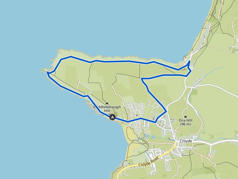 Croyde & Putsborough loop via Baggy Point — North Devon | caminhada ...