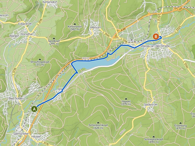 Woco - zur 132.sten Blutspende in Steinau | Mountainbike-Tour | Komoot